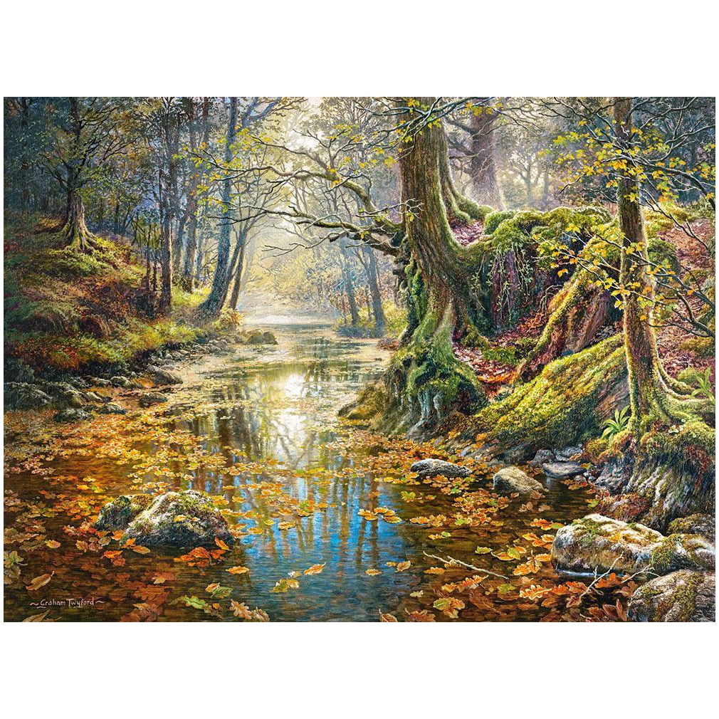 Puzzle Castorland, Toamna in Padure, 2000 piese - eMAG.ro