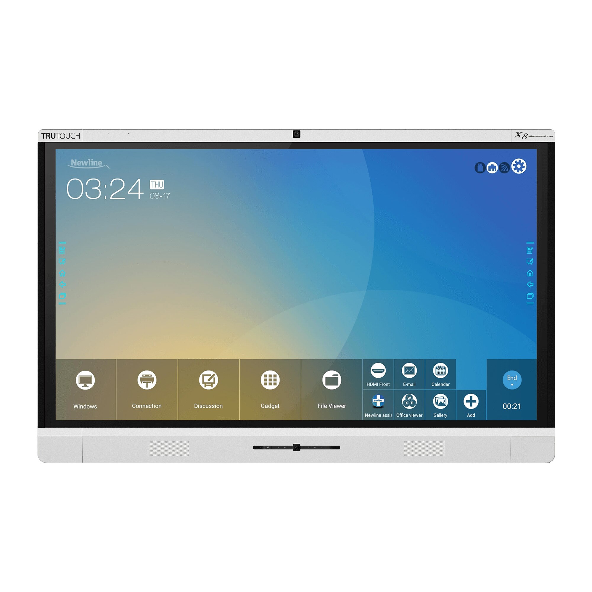 Display interactiv touchscreen videoconferinta Newline X5 - 55", FullHD, camere, microfoane ...