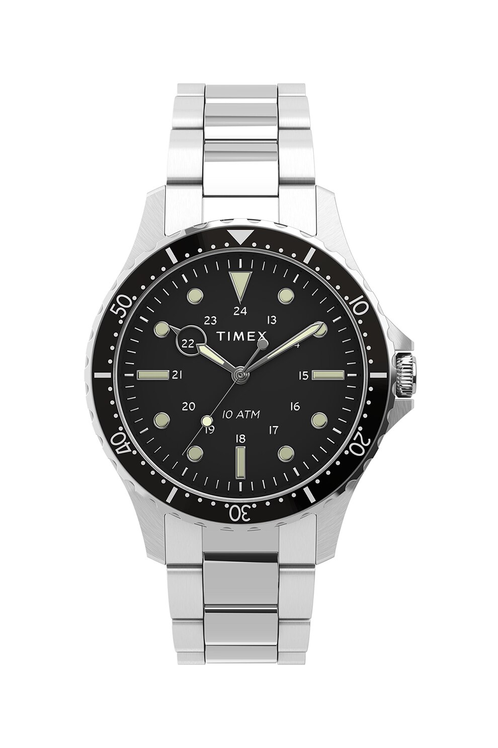 Timex, Мултифункционален часовник, Сребрист - eMAG.bg