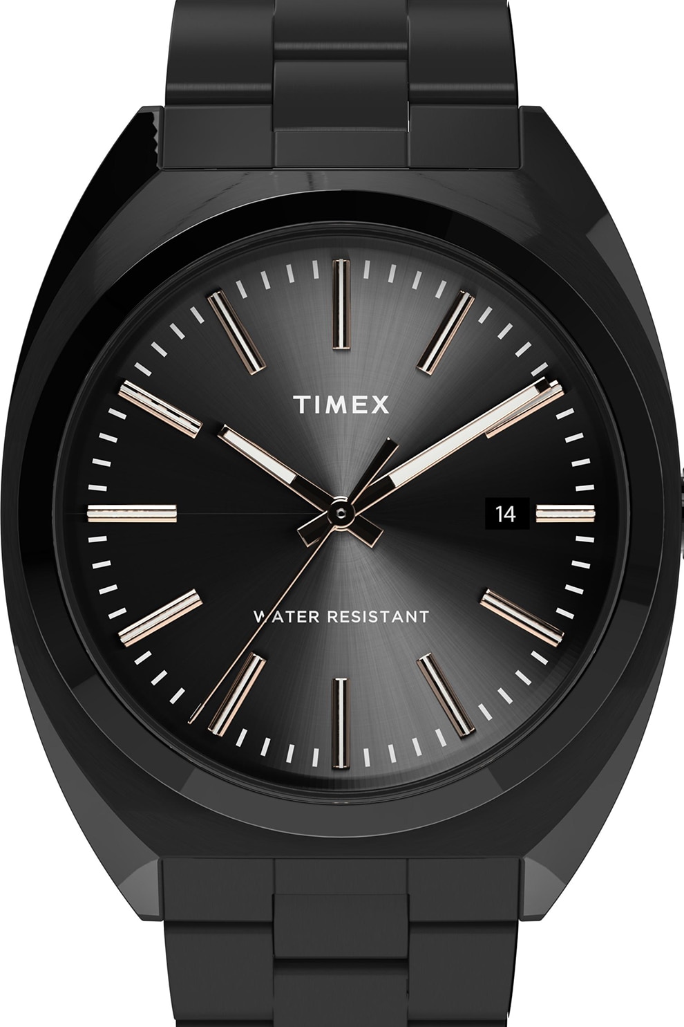 Timex, Иноксов кварцов часовник, Черен - eMAG.bg