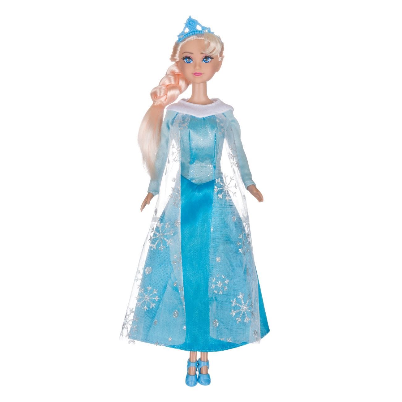 Elsa baba kék hercegnő ruhával, 30 cm, lányoknak, ATS - eMAG.hu