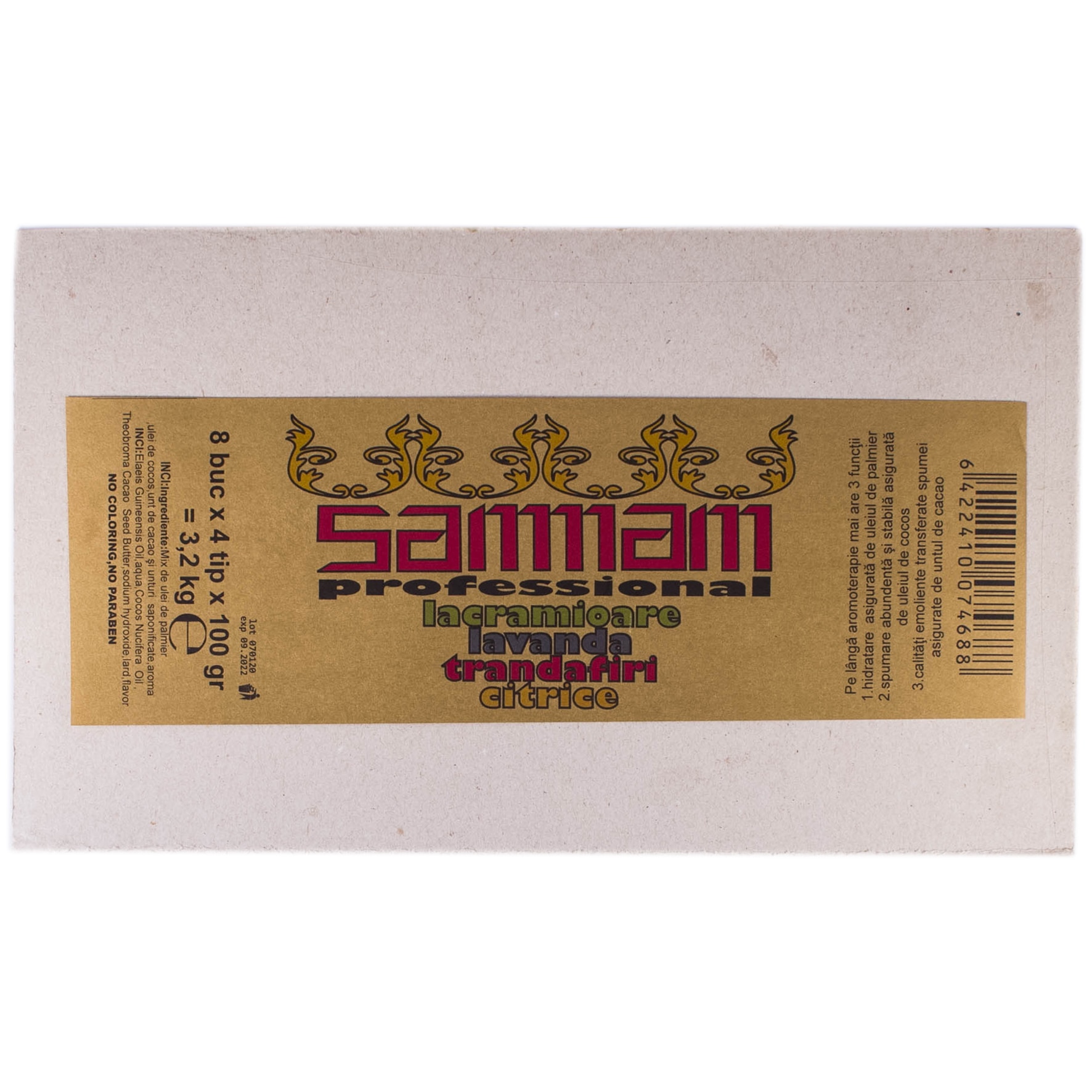 Set sapun pentru masaj hammam, Samam Professional, Cheia, 32 bucati ...