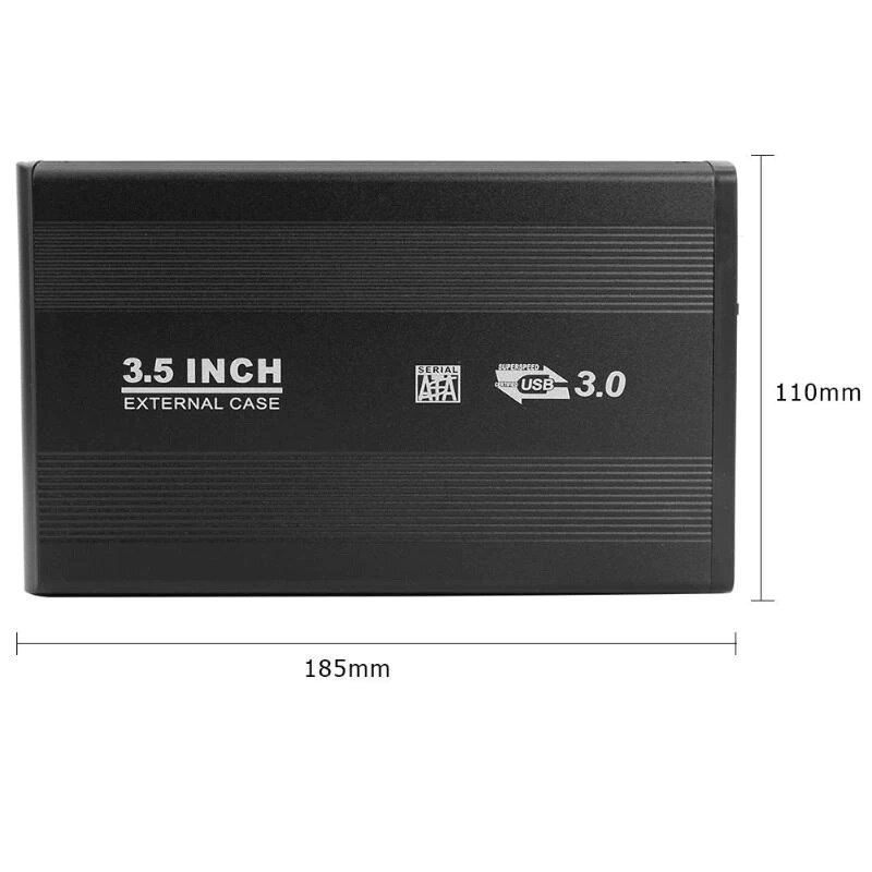 Cutie HDD SSD, 3.5 SATA, Conexiune USB 3.0, Negru - eMAG.ro