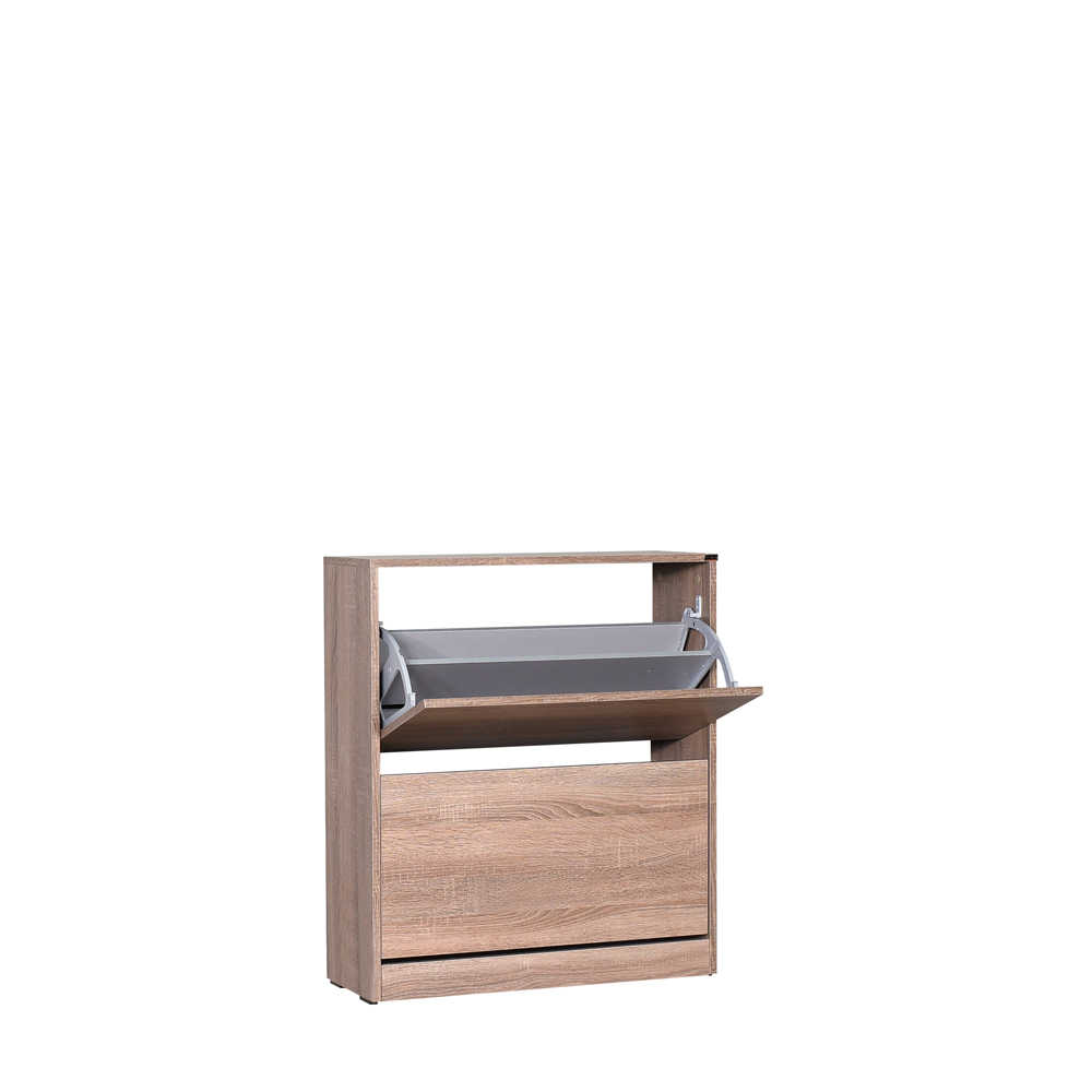 Pantofar Adore, 2 compartimente, capacitate 12 perechi, Latte, 73x84x26 ...