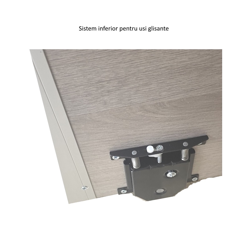 Dressing cu usi glisante 4f, Alb, H 240 x L 240 x A 60 cm, PAL 18 mm ...