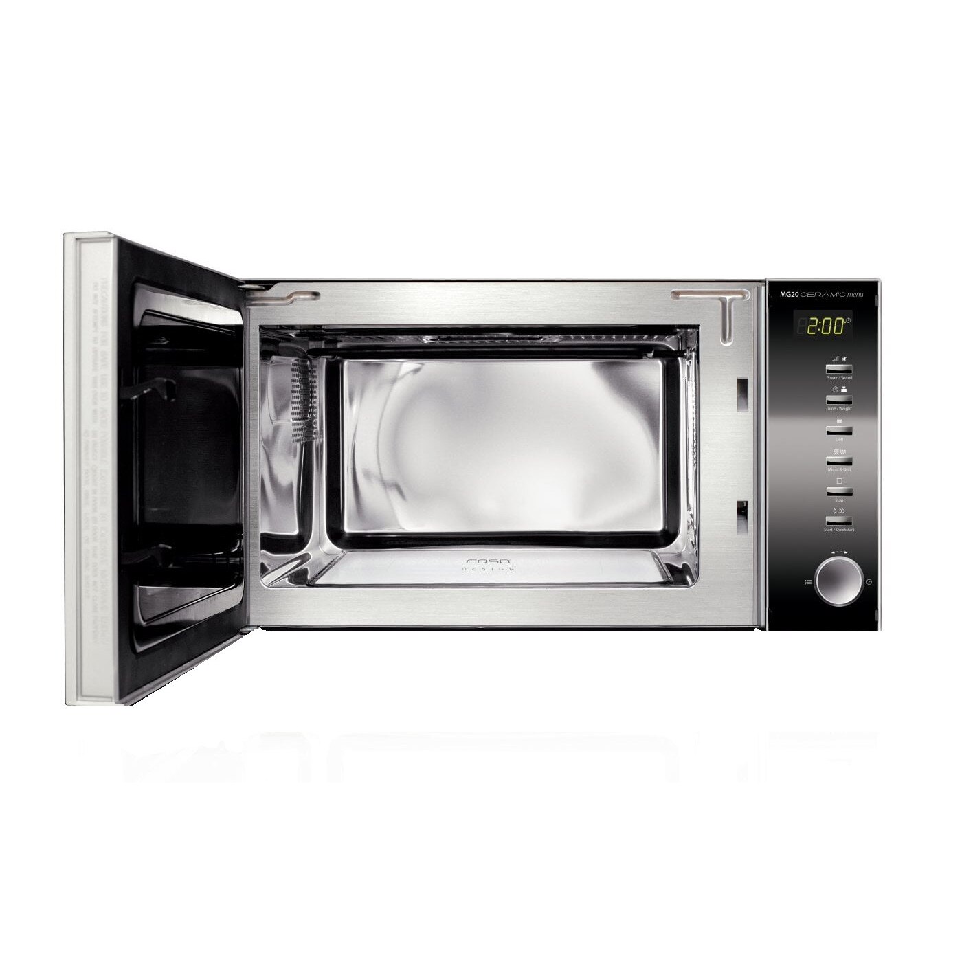 Cuptor cu microunde CASO MG20C menu 2 in 1, 800 W, 20 l, 5 Trepte de ...