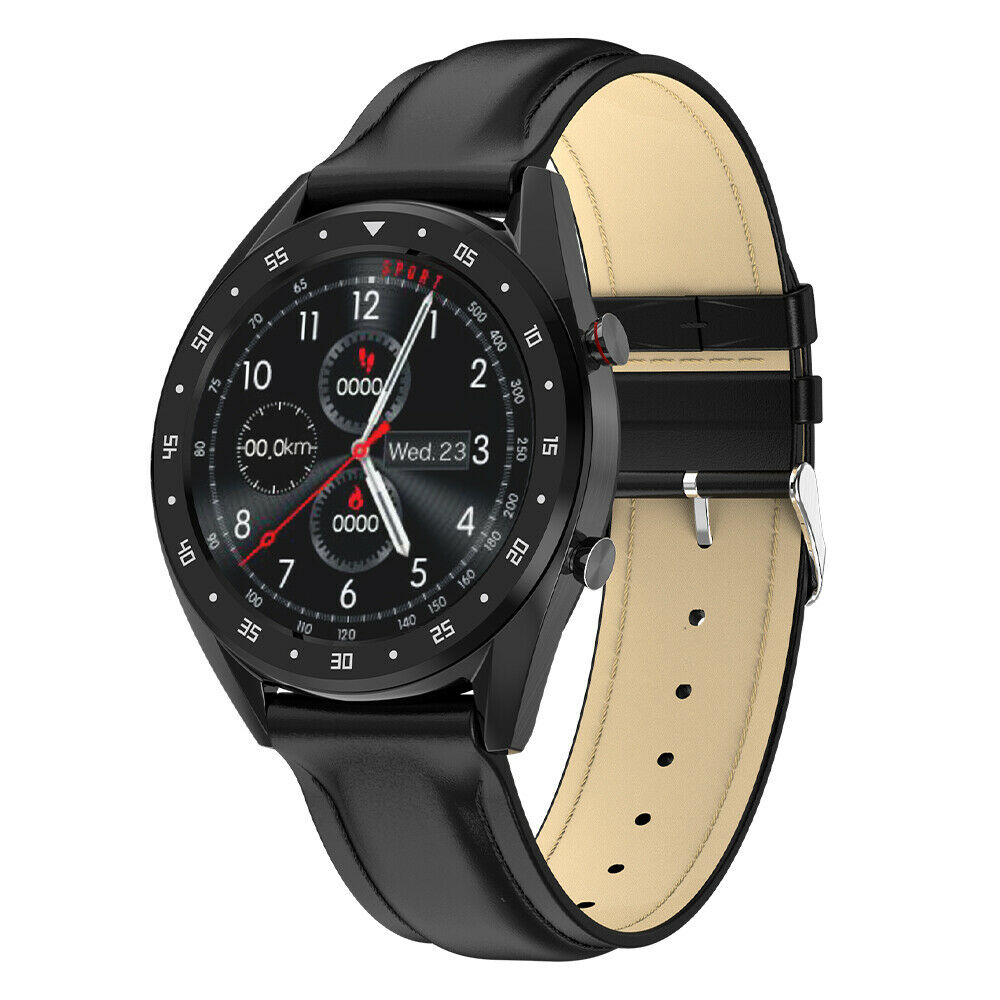 Ceas Smartwatch pentru barbati Smart Wear KL8, Frecventa cardiaca ...