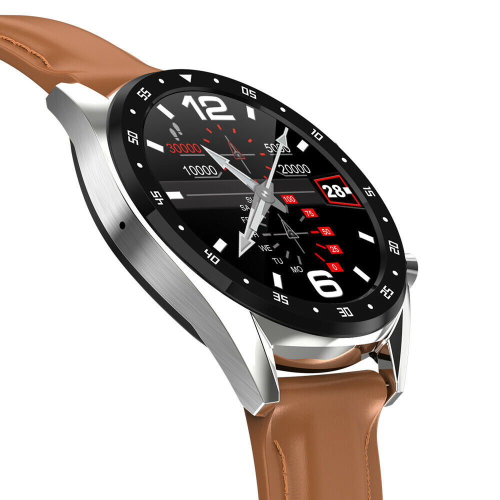 Ceas Smartwatch pentru barbati Smart Wear KL8, Frecventa cardiaca ...