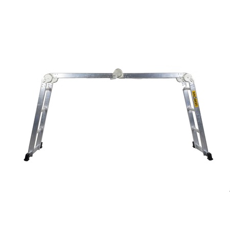 Scara articulata pliabila, aluminiu, 4x3 trepte, 150 kg, Drabest - eMAG.ro