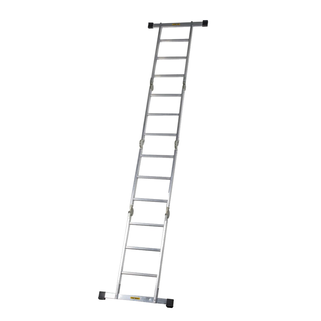 Scara articulata pliabila, aluminiu, 4x3 trepte, 150 kg, Drabest - eMAG.ro