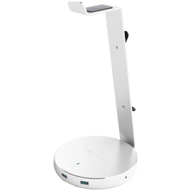 Stand casti Satechi cu HUB USB 3.0, aluminiu, Silver - eMAG.ro