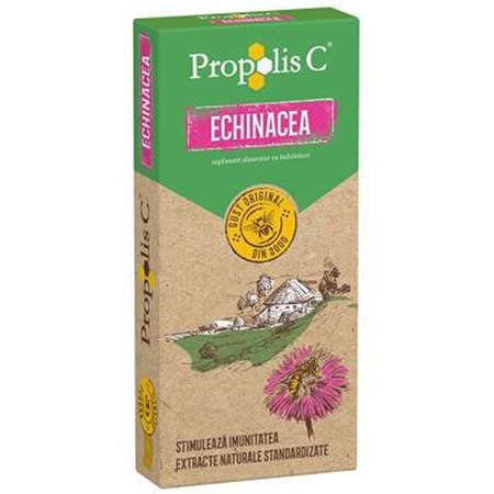 Propolis C + Echinacea, Fiterman Pharma, 30 comprimate - eMAG.ro