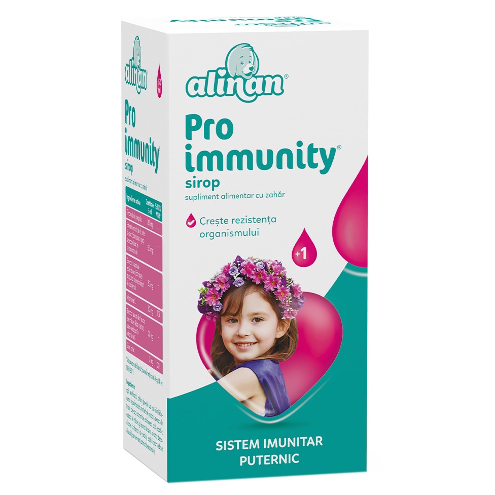 Supliment alimentar Alinan Proimmunity Sirop, 150 ml - eMAG.ro