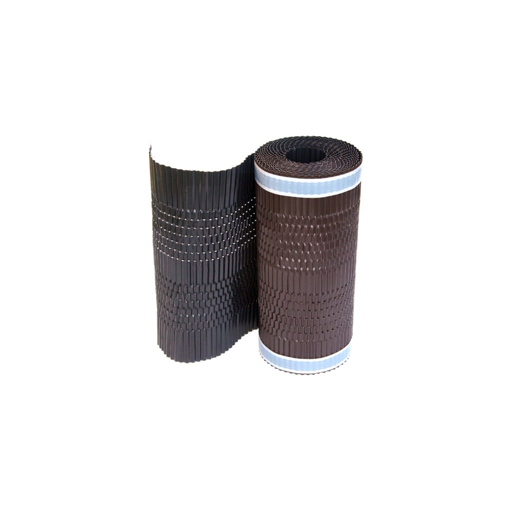 Banda ventilare coama Alu MicroVent, gri (RAL 7024), 5m x 30cm - eMAG.ro