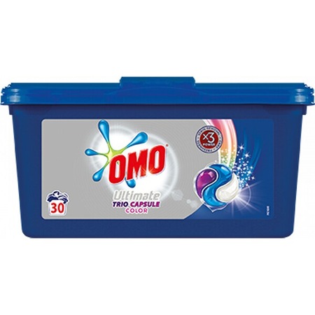 Detergent capsule Omo Ultimate Active Clean Trio caps, 40 capsule - eMAG.ro