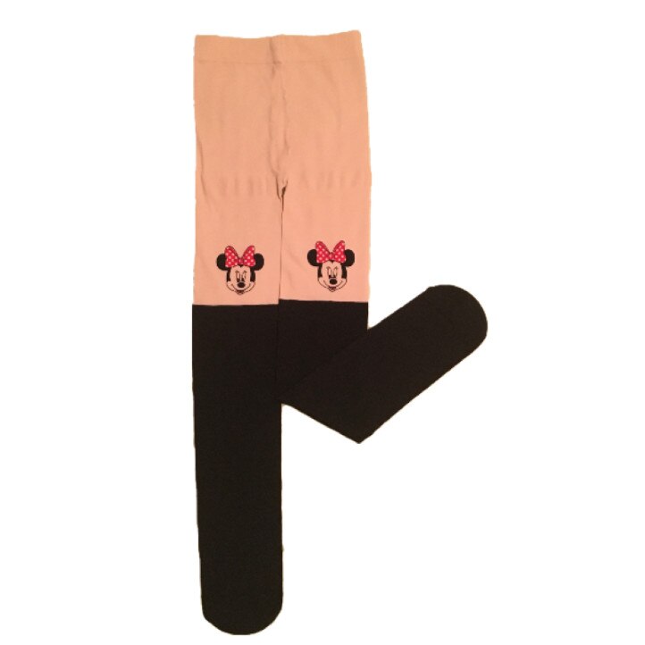 Ciorapi cu chilot fetita, Minnie Mouse, negru/bej, 4-6 ani - eMAG.ro