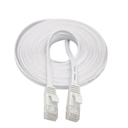 Cablu UTP Patch cord, RJ45, cat6, plat, UTP, 20m, flexibil - eMAG.ro