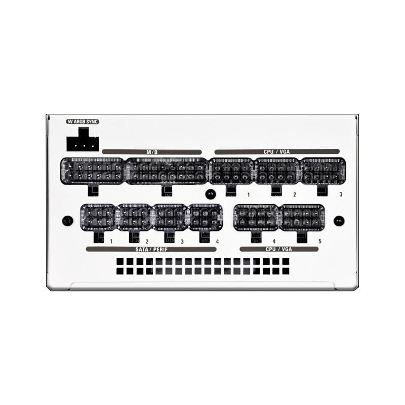 Захранващ блок Super Flower Leadex III Gold ARGB White, 80+ Gold, 850W ...