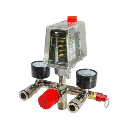 Presostat compresor aer + supape 25A 400V 3-8 bari VERKE V81209 - eMAG.ro