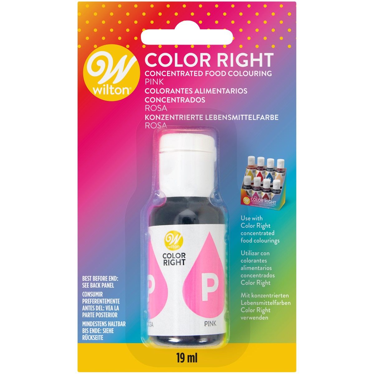 Colorant Alimentar Lichid, Pink, Wilton, 19 ml - eMAG.ro