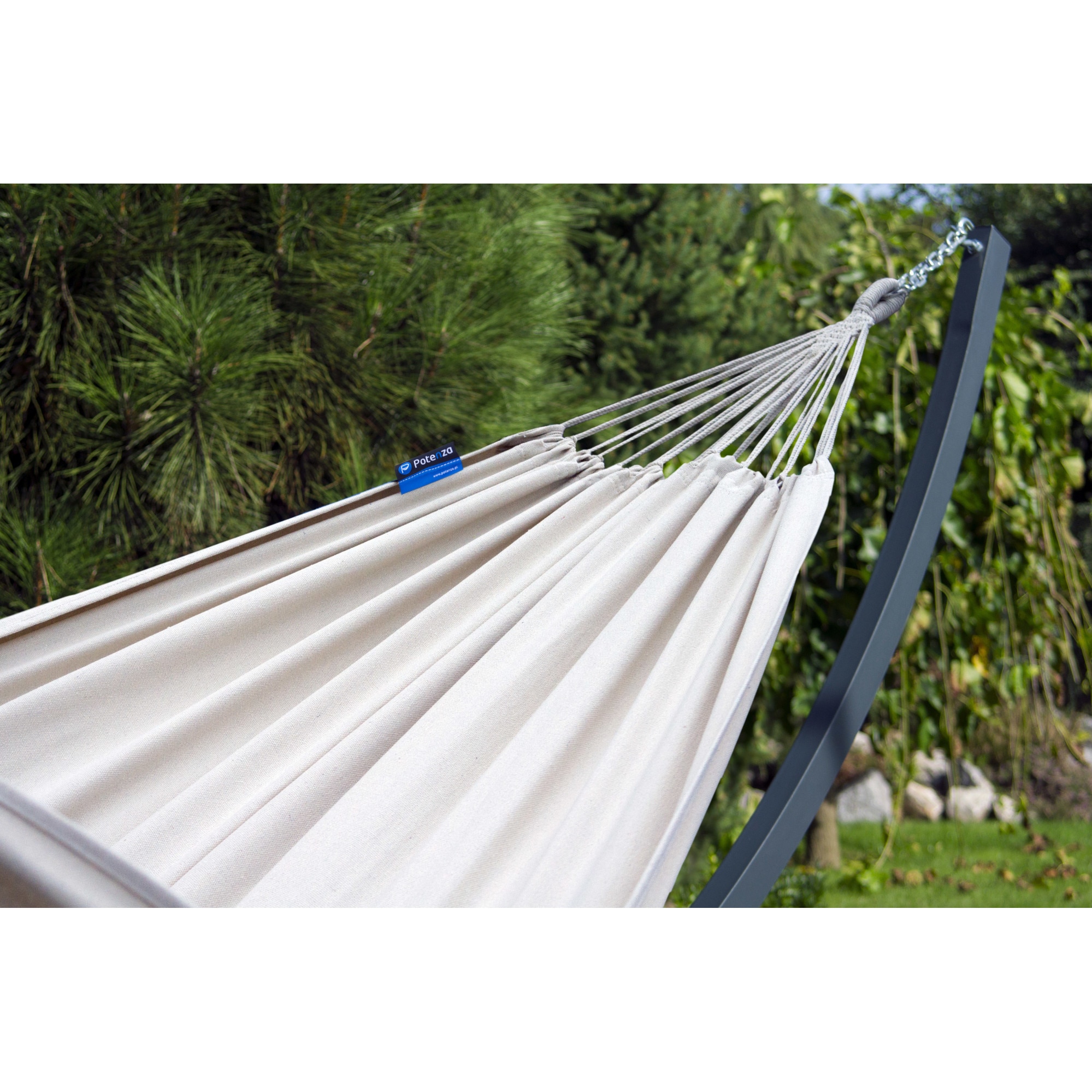 Hamac Potenza dublu de gradina, Roma, stand din grafit 2XL, 220x160 200 ...