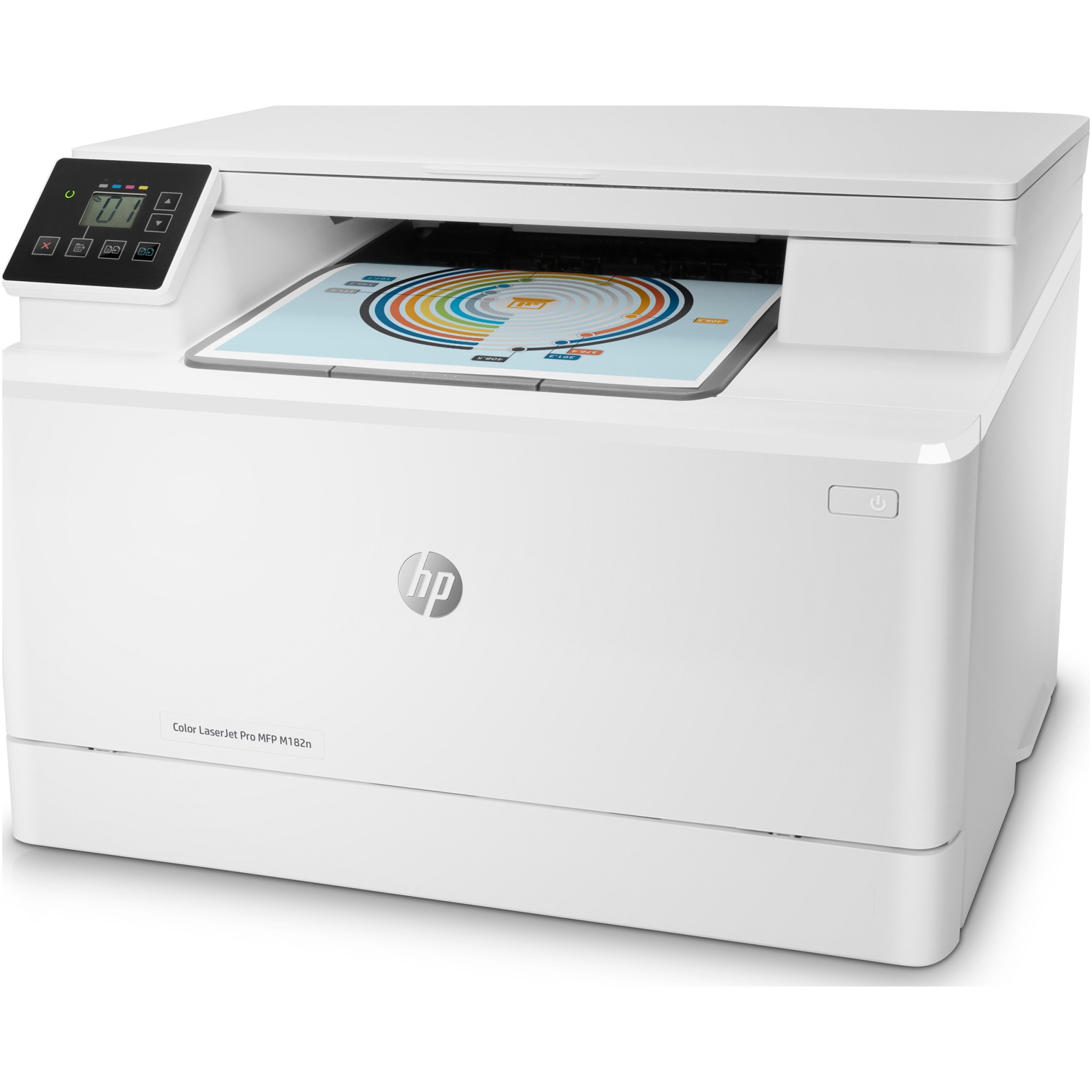 Multifunctional laser color HP LaserJet Pro M182n, Retea, A4 - eMAG.ro