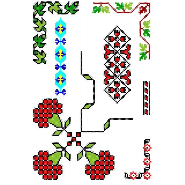 Plansa cu Programe de broderie computerizata, D CUSUT, motive populare ...