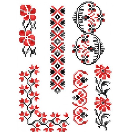 Plansa cu Programe de broderie computerizata, D CUSUT, motive populare ...