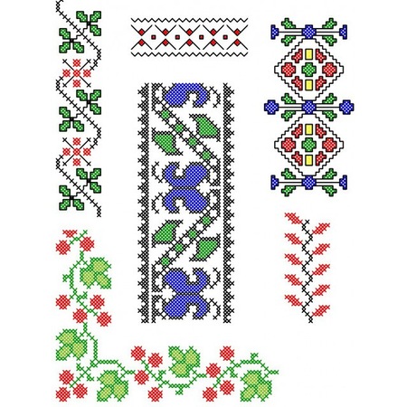 Plansa cu Programe de broderie computerizata, D CUSUT, motive populare ...