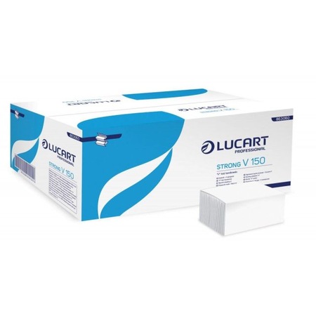 Servetele tip Z, alb, 2 straturi, 150 foi/pachet, Lucart - eMAG.ro
