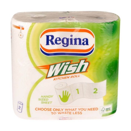 Prosoape Albe de Bucatarie Regina Wish, 2 Straturi, 2 Role/Bax, 15.7x25 ...
