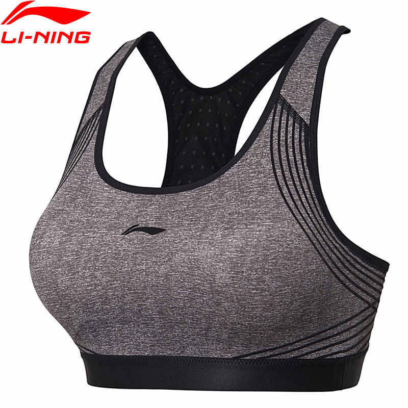 Bustiera sportiva profesionala pentru femei Li-Ning, gri, M - eMAG.ro
