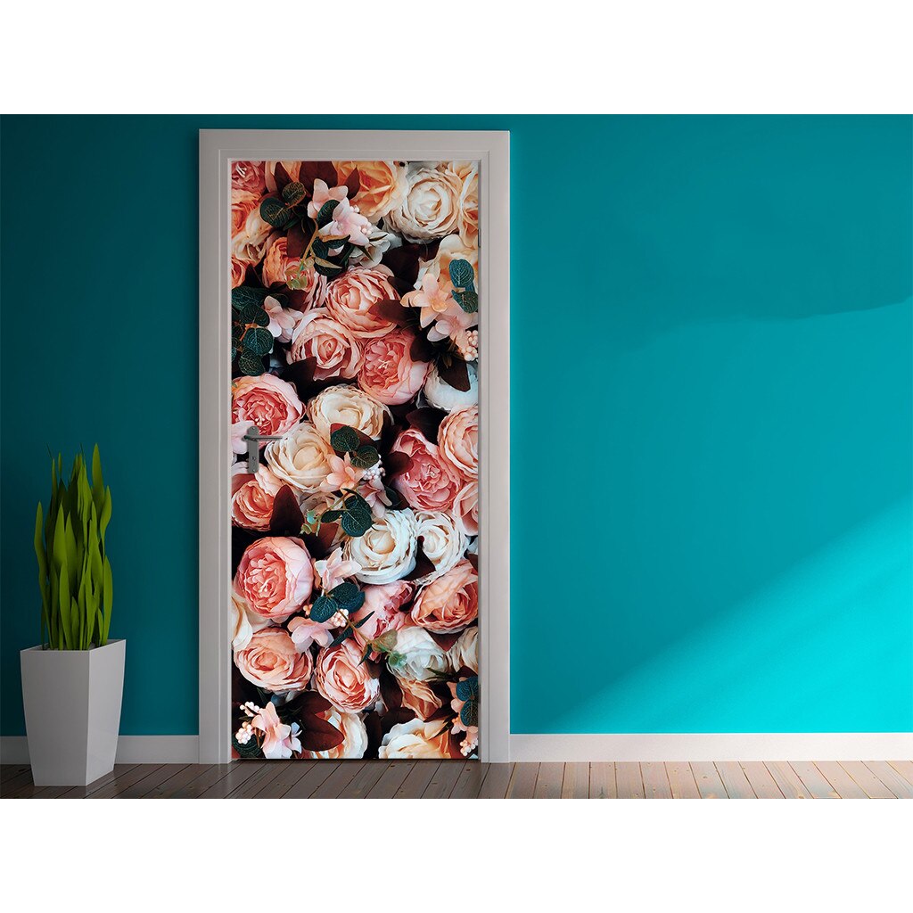 Autocolant usa Trandafiri, Folina, floral, 92x205 cm - eMAG.ro