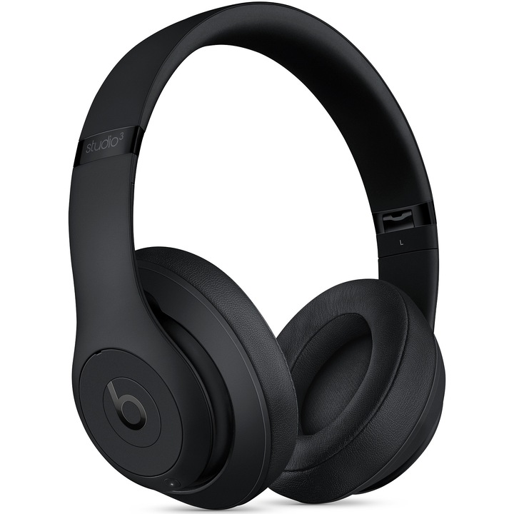 Casti Beats Studio3 Wireless, Over-Ear, Matte Black - eMAG.ro