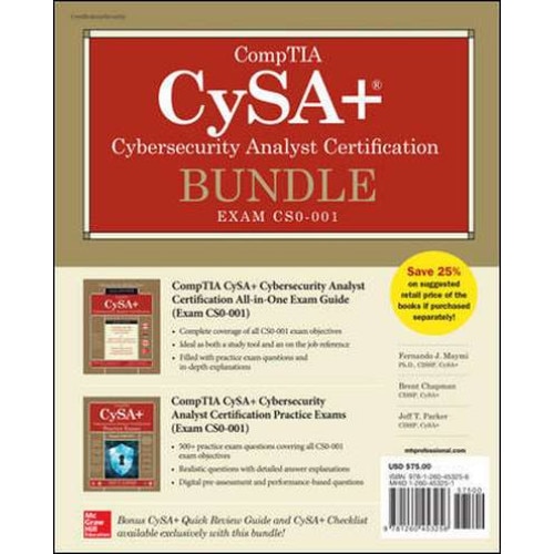 CompTIA CySA+ Cybersecurity Analyst Certification Bundle (Exam CS0-001 ...