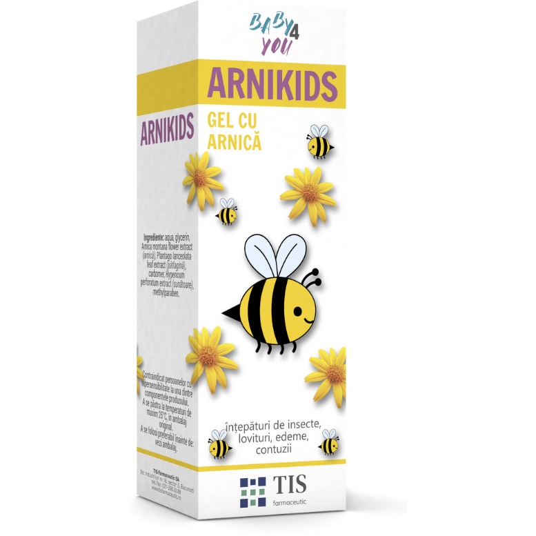 Gel cu arnica pentru copii Arnikids Baby 4 You, 20 ml, Tis Farmaceutic ...