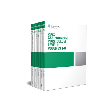 CFA Program Curriculum 2020 Level II Volumes 1–6 Box Set de CFA Institute - eMAG.ro