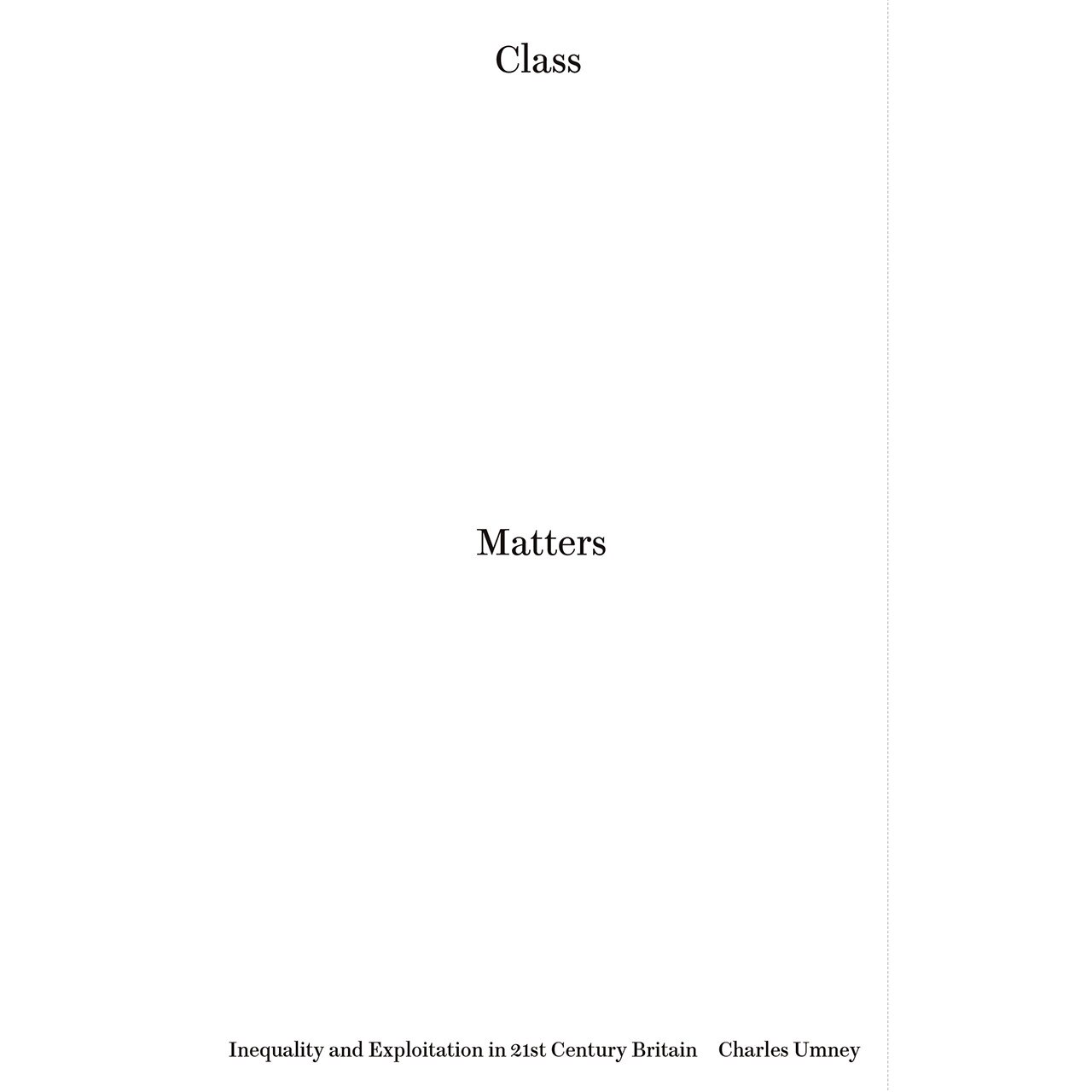 Class Matters de Charles Umney - eMAG.ro