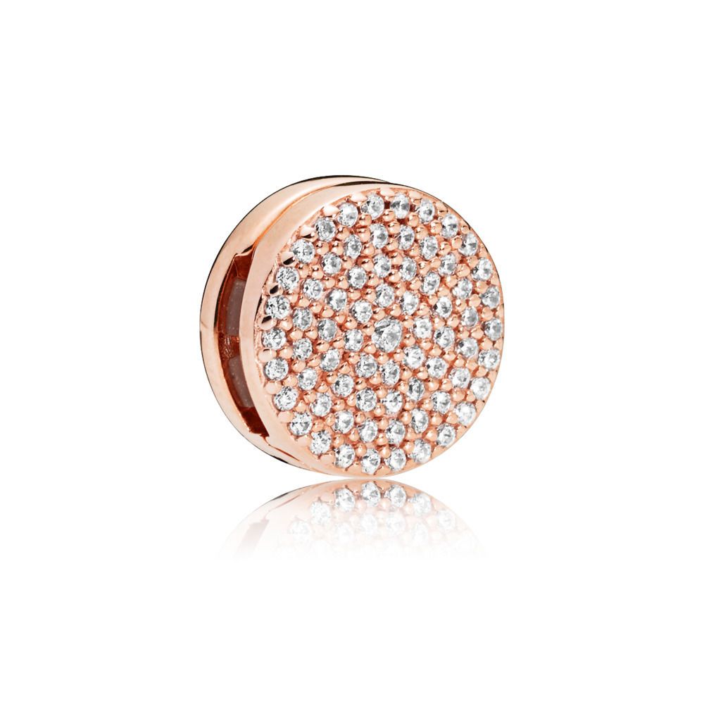 Talisman eleganta stralucitoare ,Pandora, rose, argint 925 - eMAG.ro