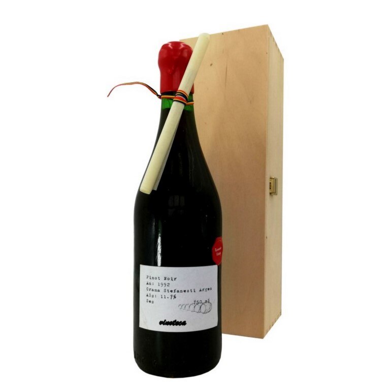Vin Pinot Noir 1993 Murfatlar, cutie de lemn 0.75 l - eMAG.ro