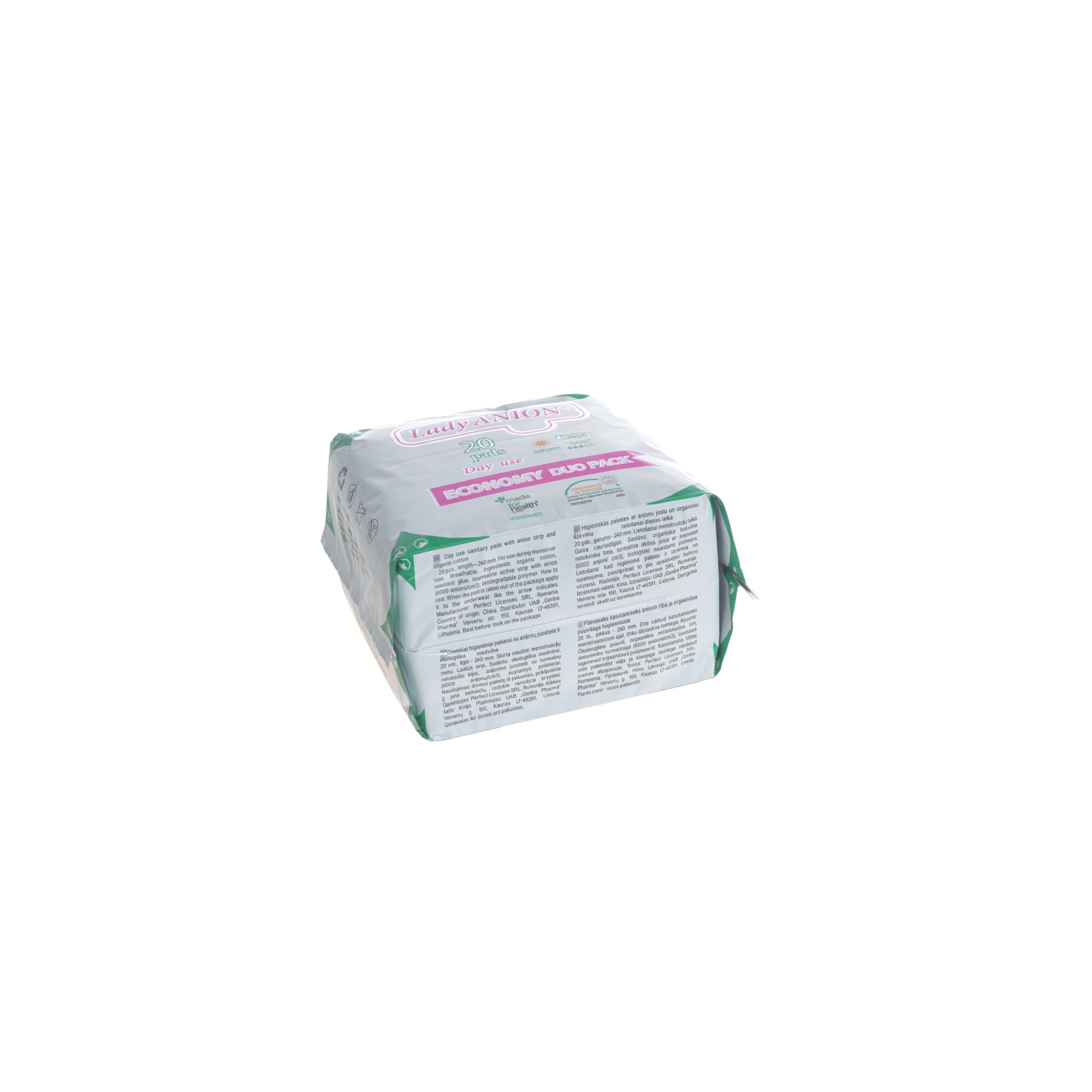 Absorbante Lady Anion Day Use DuoPack 240mm, 20 buc - eMAG.ro