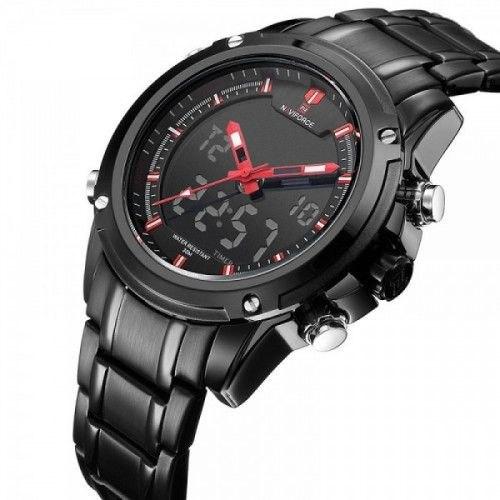 Ceas barbati Naviforce, Casual, Analog si digital, Mecanism Quartz ...
