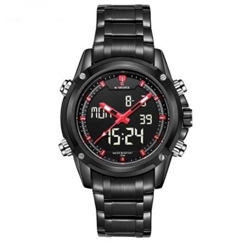 Ceas barbati Naviforce, Casual, Analog si digital, Mecanism Quartz ...