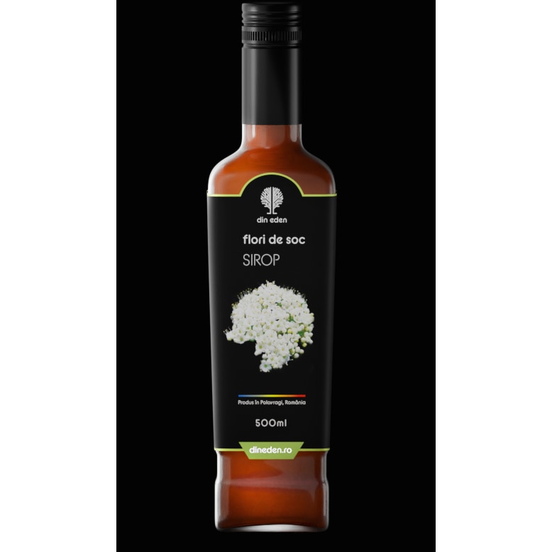 Sirop de soc (flori), Din Eden, 500ml - eMAG.ro