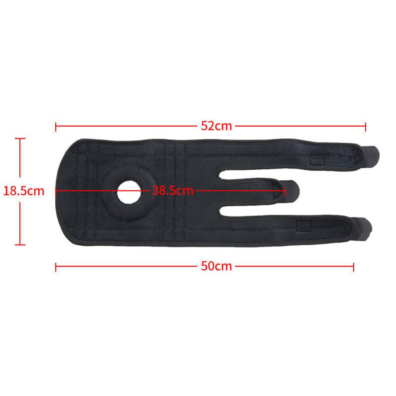 Genunchiera ortopedica ajustabila cu rotula decupata, cu inel de gel ...