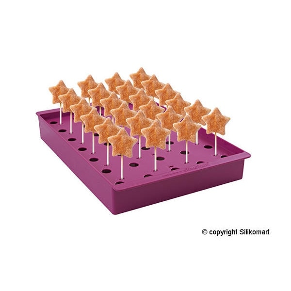 Stand pentru Expunere Dulciuri, Roz, Silikomart - eMAG.ro