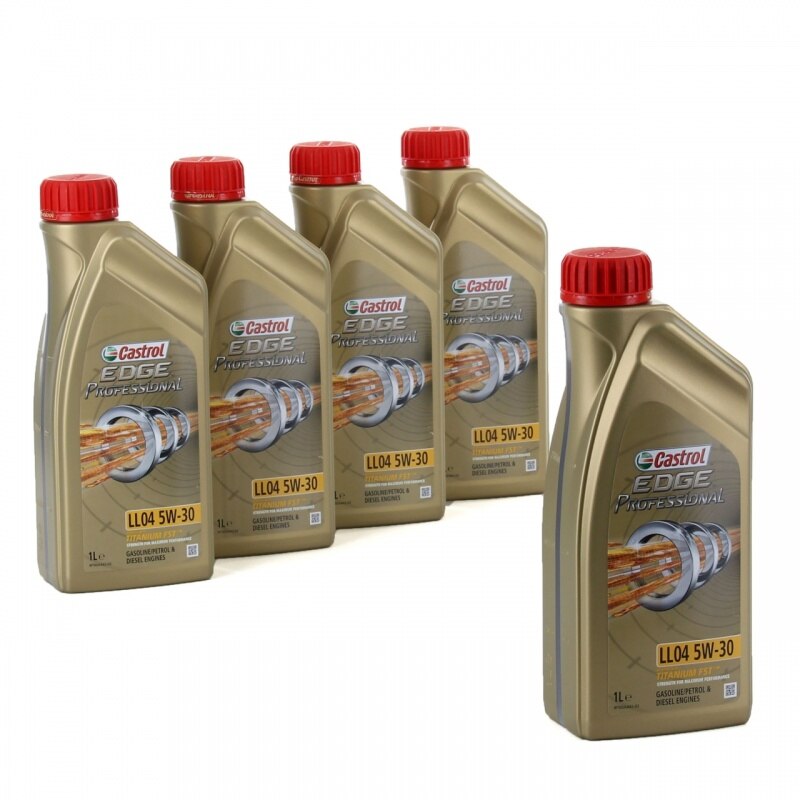 Pachet 5 Buc Ulei motor Castrol Edge LL04 5W-30 1L - eMAG.ro