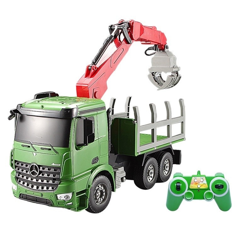 Camion cu telecomanda Mercedes Arocs 1:20 cu macara - eMAG.ro