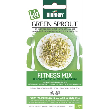 Seminte de germeni pentru consum BIO Blumen, amestec Fitness Mix - eMAG.ro