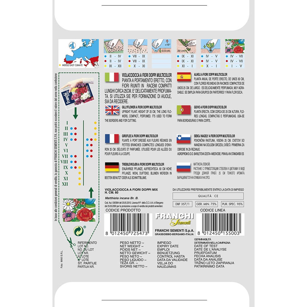 Seminte de Mixandre cu flori duble Multicolor - eMAG.ro